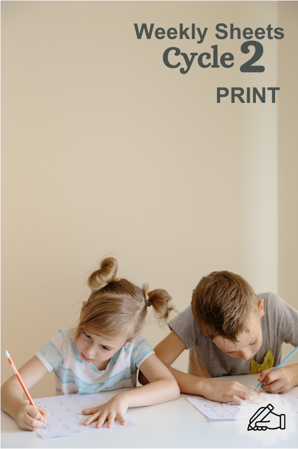 CC Cycle 2 Weekly Sheets PRINT – Practical Family