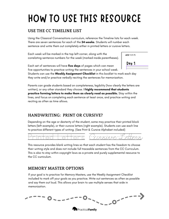 Timeline Handwriting Practice – Jennifer Bryant